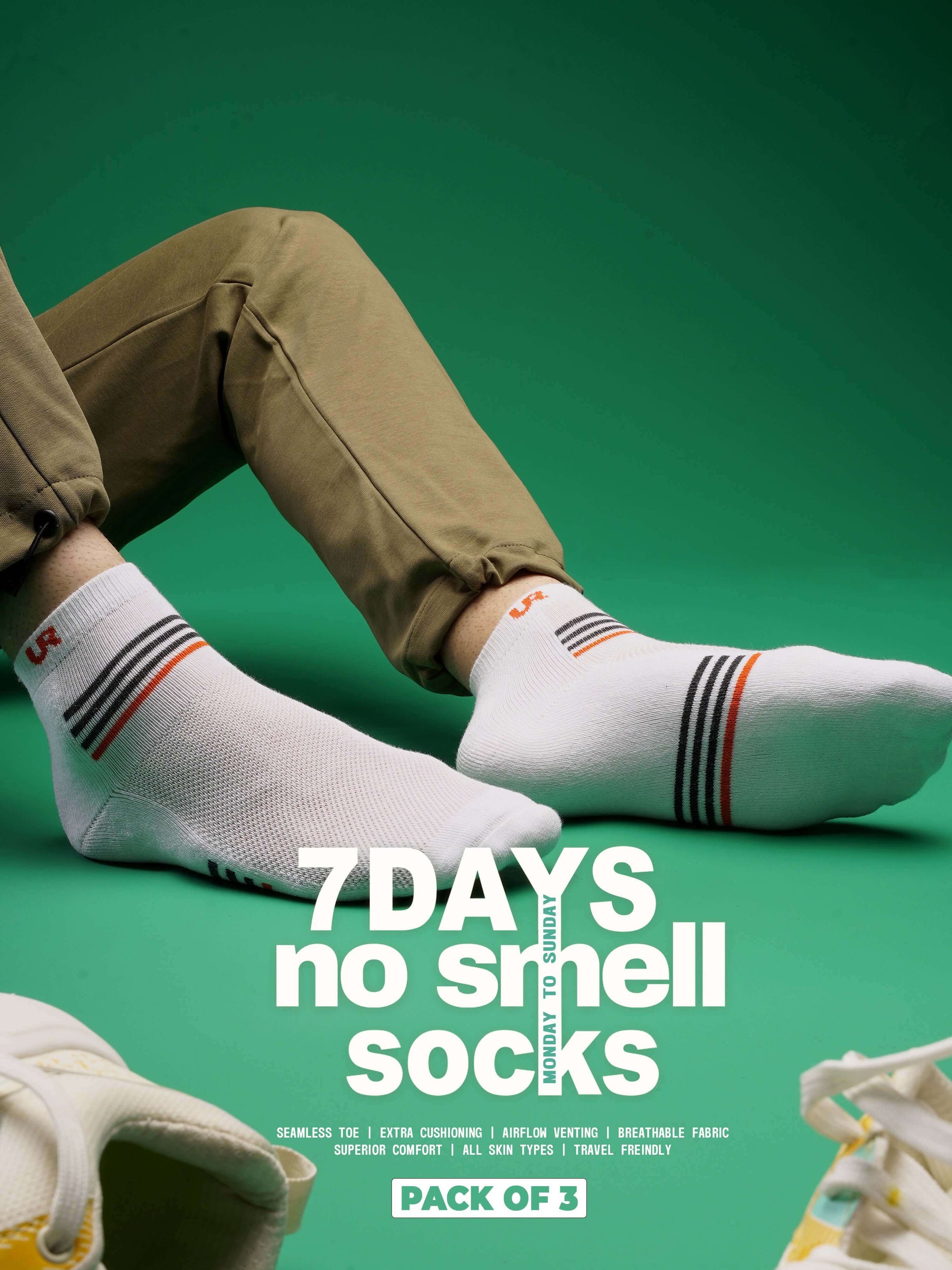 7 Days No Smell Socks - Fresh Feet All Week